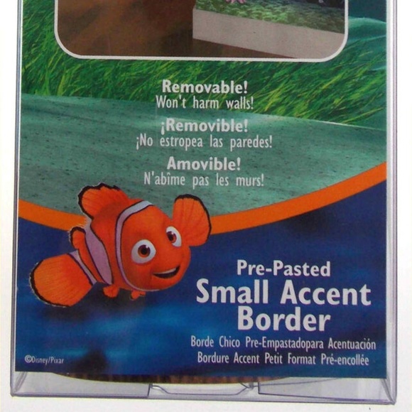 Disney | Wall Decor | 2 Disney Pixar Finding Nemo Removable Wall Border ...